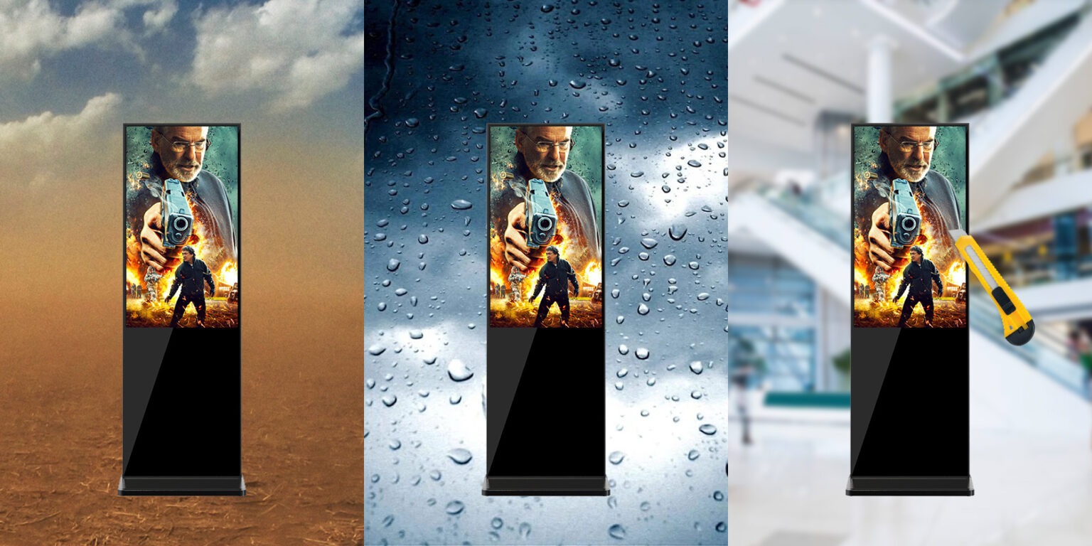 Indoor LCD Signage Standee - LCD Video Wall Display Online