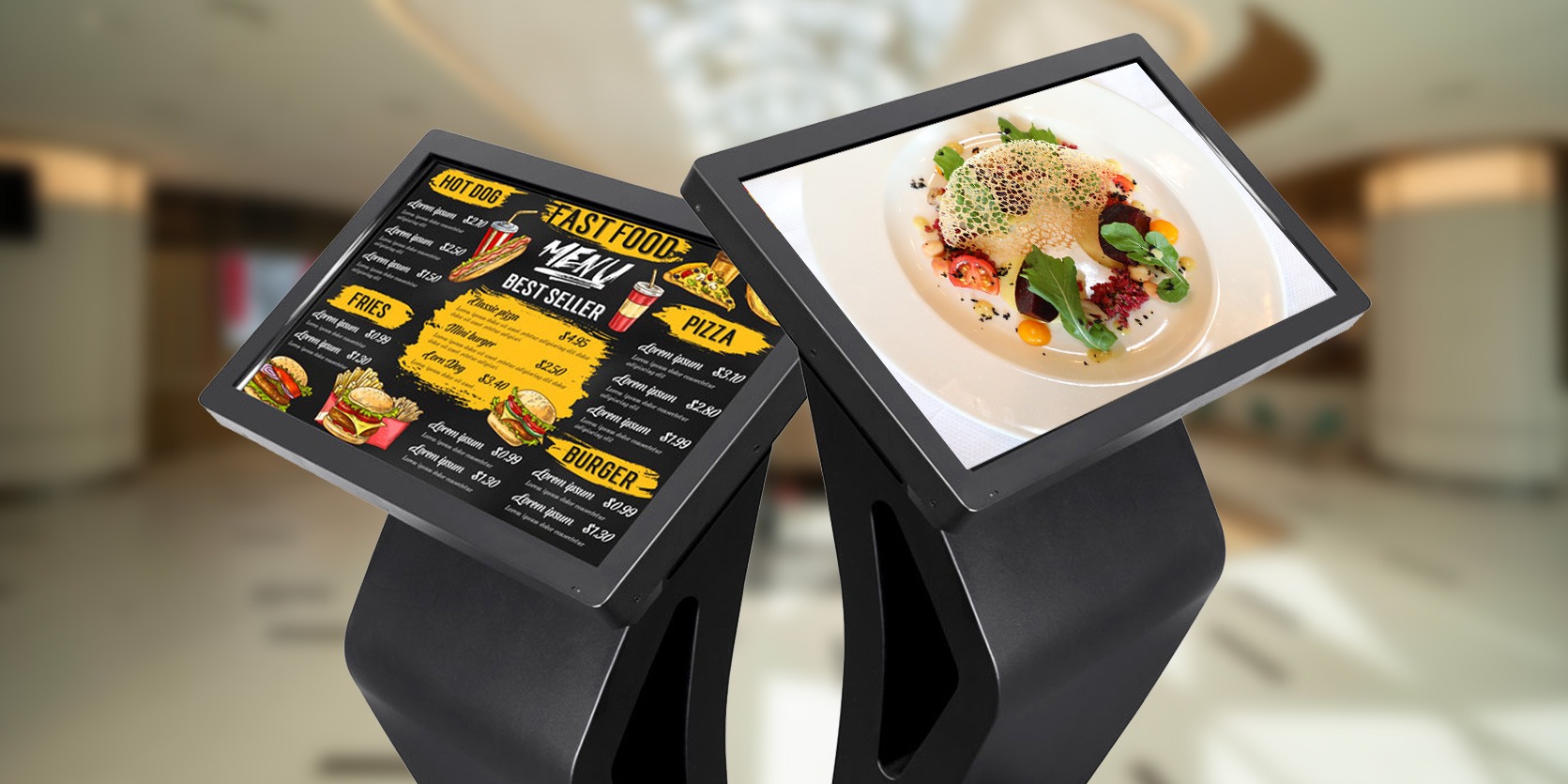 LCD Touch Screen Kiosk - Touch Screen Kiosk Interactive Display