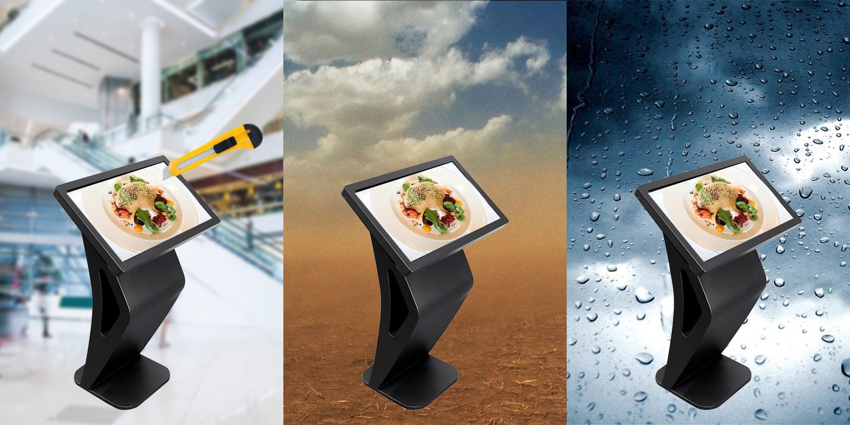 LCD Touch Screen Kiosk - Touch Screen Kiosk Interactive Display