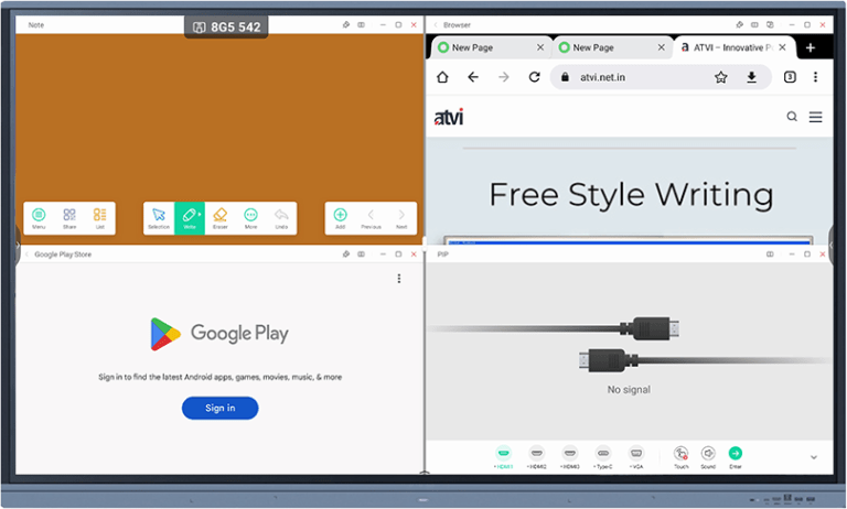 TR390G - Interactive LED Flat Panel - Interactive Display Panel