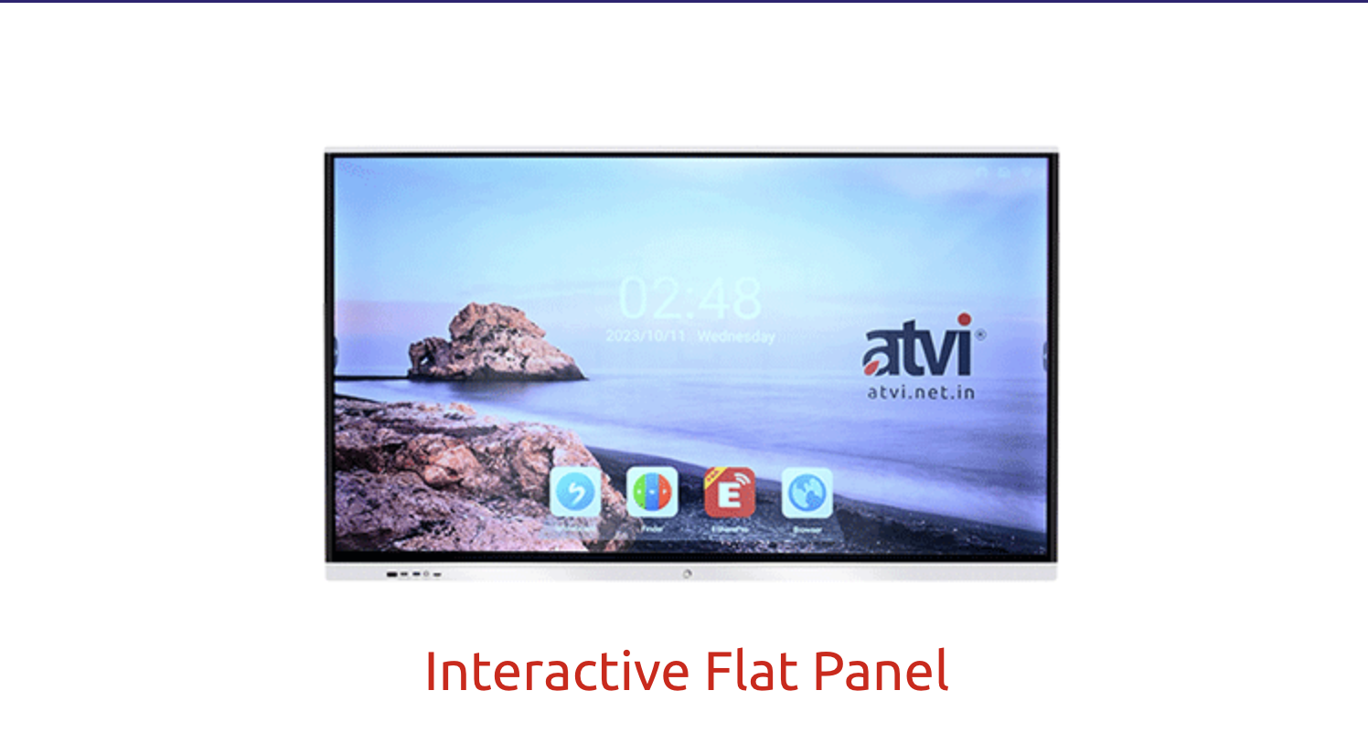 Interactive Flat Panels - Interactive Flat Panel Display
